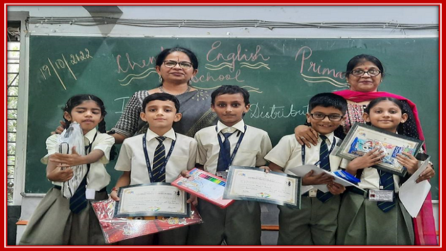 Hand Writing Competition | Chembur English Pre-Primary and Primary School
